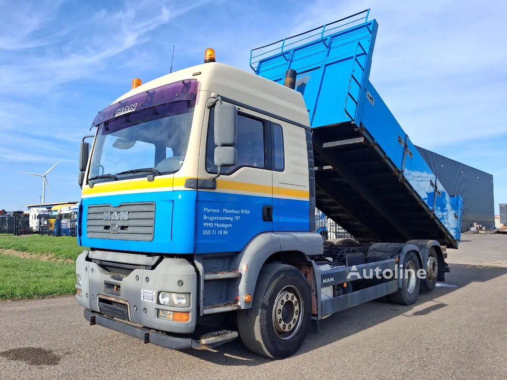 MAN TGA 26.390 * 6x2 * 11m3 * 1 x Bed * kiper