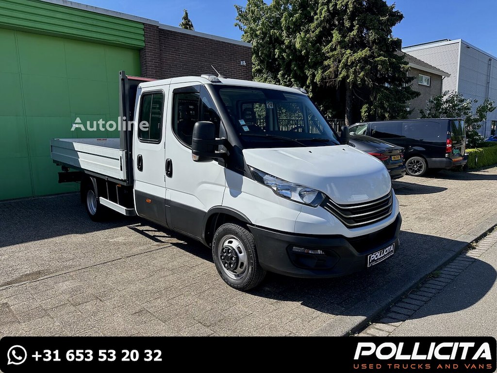 IVECO Daily 35C14 / 10.000 KM ! / Open laadbak / Dubbel cabine kamion s ravnom platformom < 3.5t