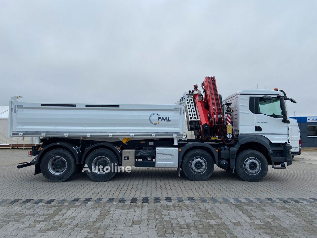 Novi MAN TGS 35.440 8X4 FML KIPPER+ FASSI F365RA.2.26 JIB kiper