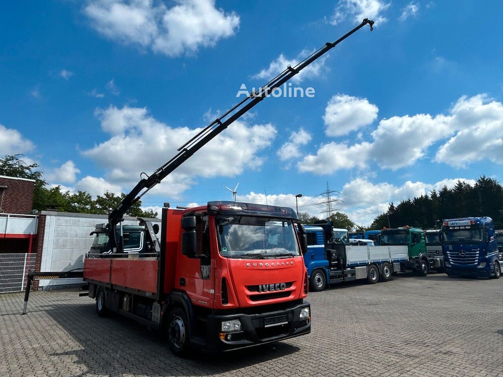 IVECO 120E25 Eurocargo Pritsche +HIAB XS 088 Kran kamion s ravnom platformom