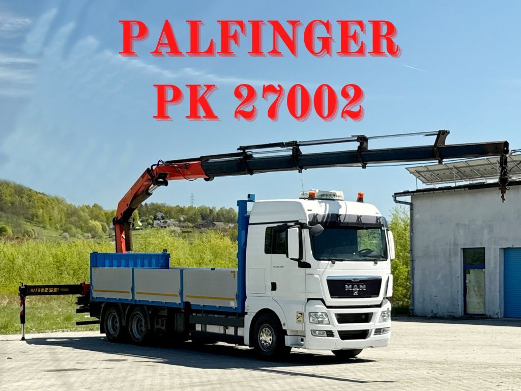 MAN TGX 28.480 kamion s ravnom platformom