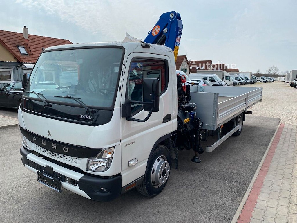 Novi Mitsubishi Fuso Canter 7C18 PM 6522P Kran+Pritsche kamion s ravnom platformom