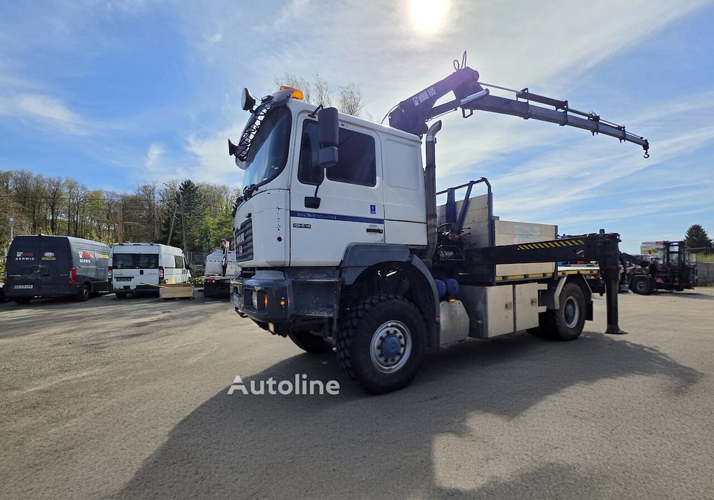 MAN 19.414 kamion s ravnom platformom