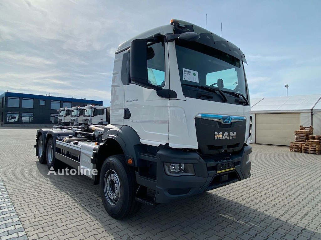 Novi MAN TGS 26.480 6X4, ABROLLKIPPER HYVA 20-57S 2026 kamion rol kiper