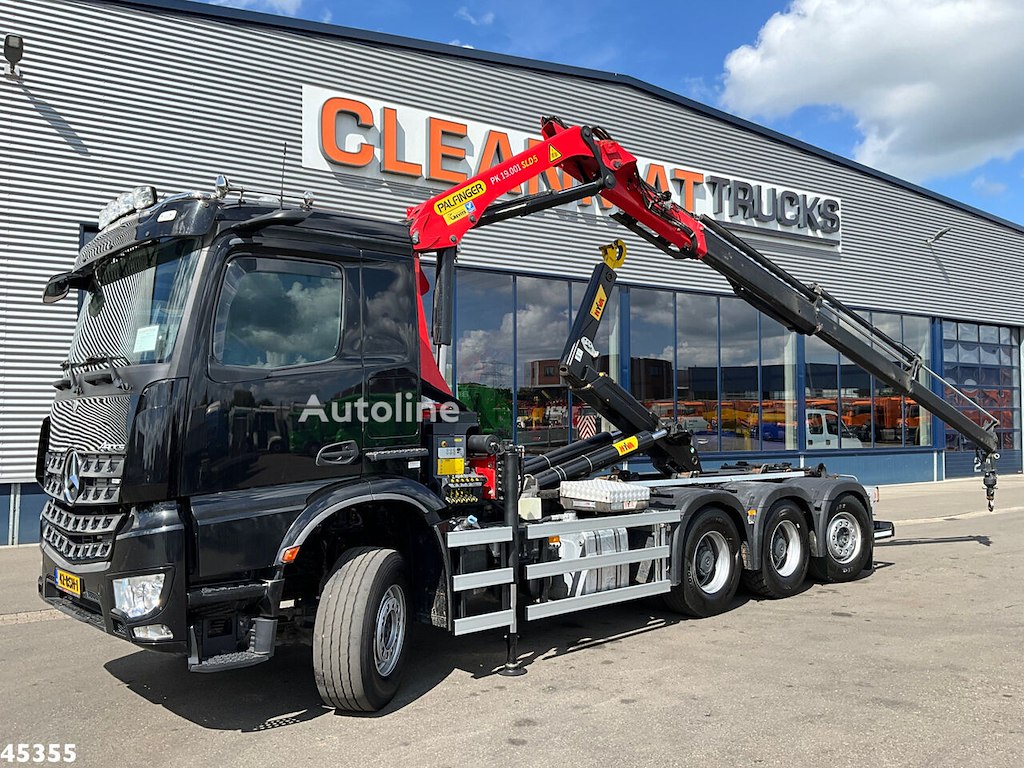Mercedes-Benz Arocs 3540 8x4 Euro 6 Palfinger 19 Tonmeter laadkraan Just 119.0 kamion rol kiper