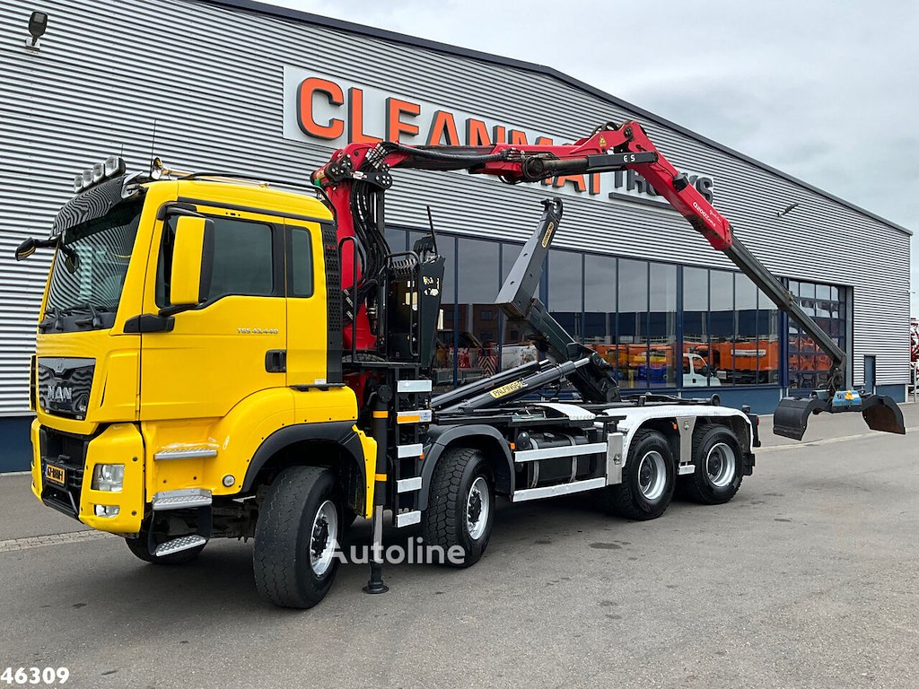 MAN TGS 41.440 8x8 Euro 6 Palfinger 20 Tonmeter Z-kraan kamion rol kiper