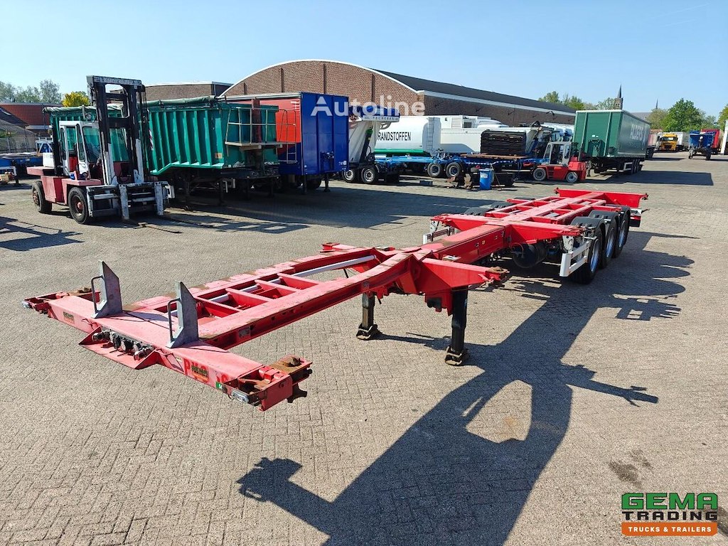 Pacton TXC343 KB MULTI - Refurbished - All Types of Containers - Center poluprikolica za prevoz kontejnera