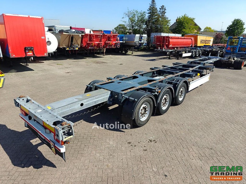 Schmitz Cargobull SCB S3D All Types of Containers - Front/Rear Slider - Lift Axle poluprikolica za prevoz kontejnera