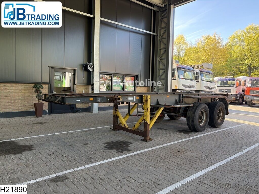 Pacton Container 20 FT, Steel suspension poluprikolica za prevoz kontejnera