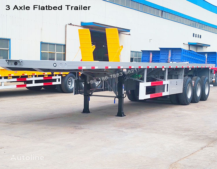 Nova Titan TITAN Platform/flatbed Semi Trailer Price in Burkina Faso poluprikolica platforma