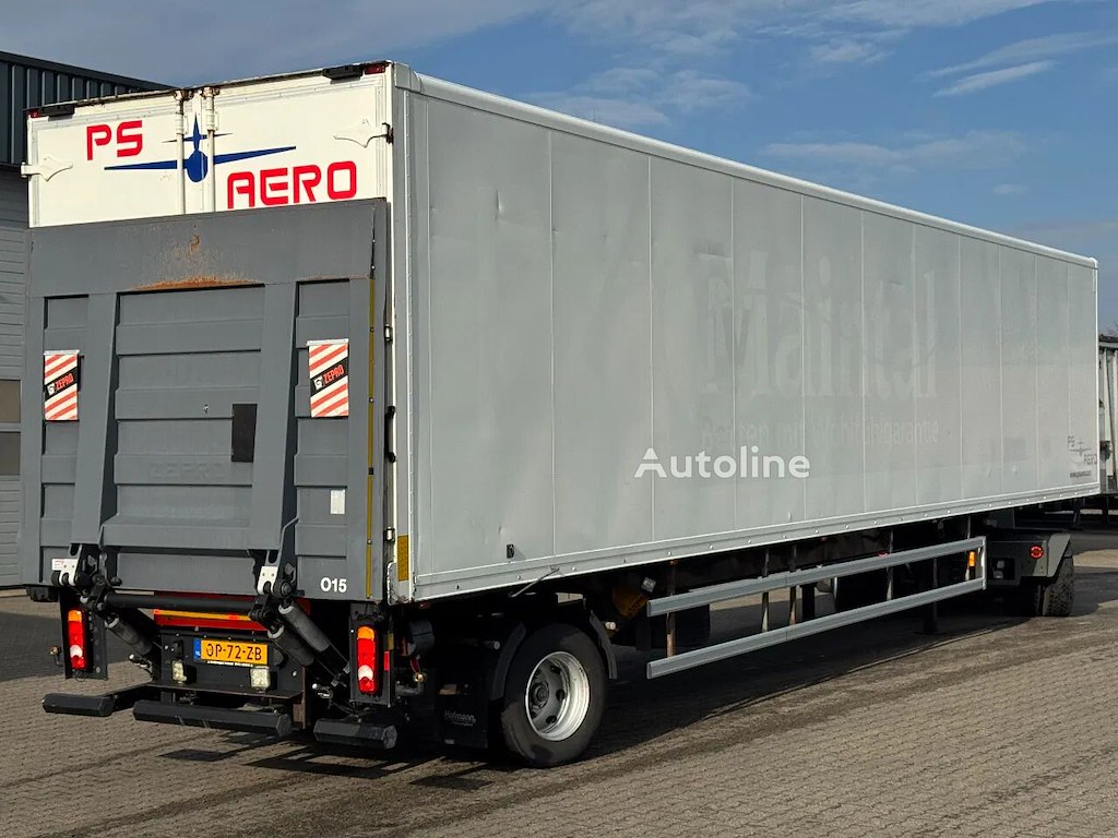 Ackermann 1-AS Gesloten Trailer / Laadklep / Stuur-as / APK 05-2027! furgon poluprikolica