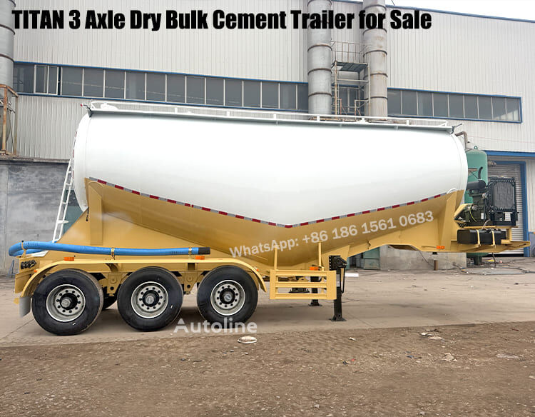 Nova Titan Dry Bulk Cement Trailer for Sale in KSA cisterna za prevoz cementa