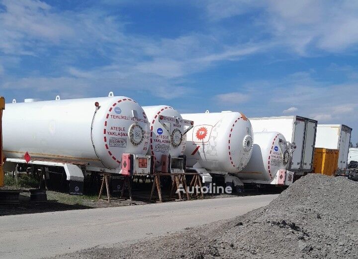 Isisan 5x 32m3 truck-mounted tank poluprikolica cisterna za gas