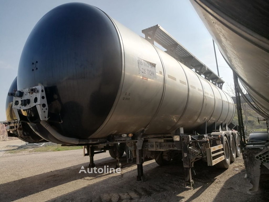 OKT Trailer 2x Bitumen Tanktrailer Hage Knappe Tankfahrzeuge cisterna za bitumen