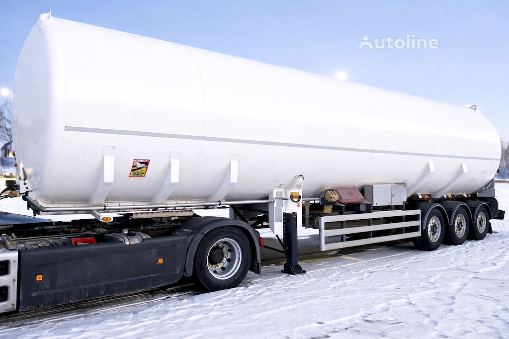 Cazgir LNG GAS poluprikolica cisterna za gas