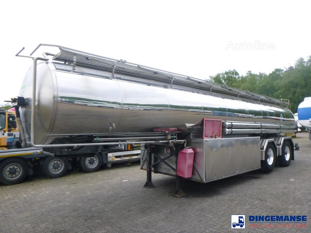 Magyar Fuel / oil tank steel 23 m3 / 7 comp + pump cisterna za goriva i maziva