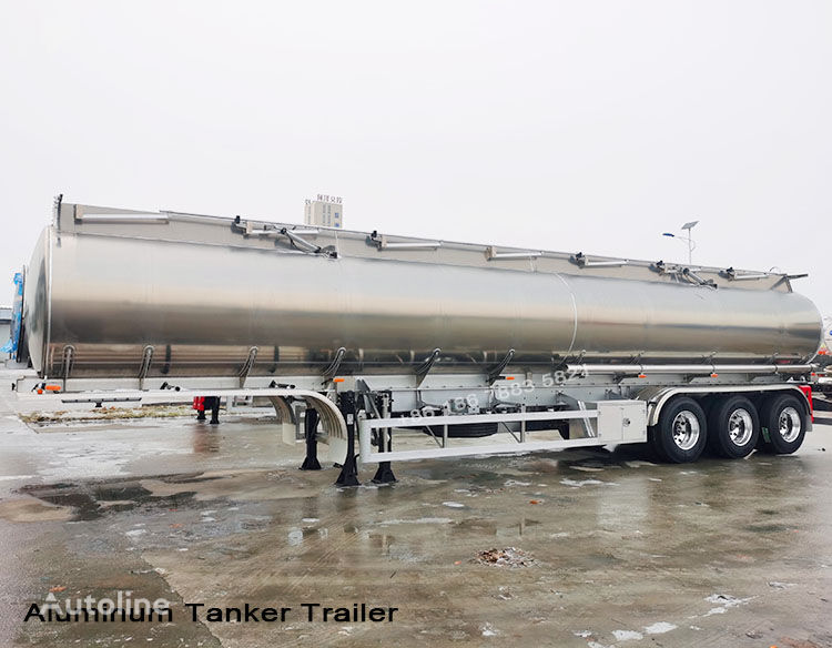 Nova Tri Axle Aluminum Tanker Semi Trailer for Sale in Jamaica poluprikolica autocisterna