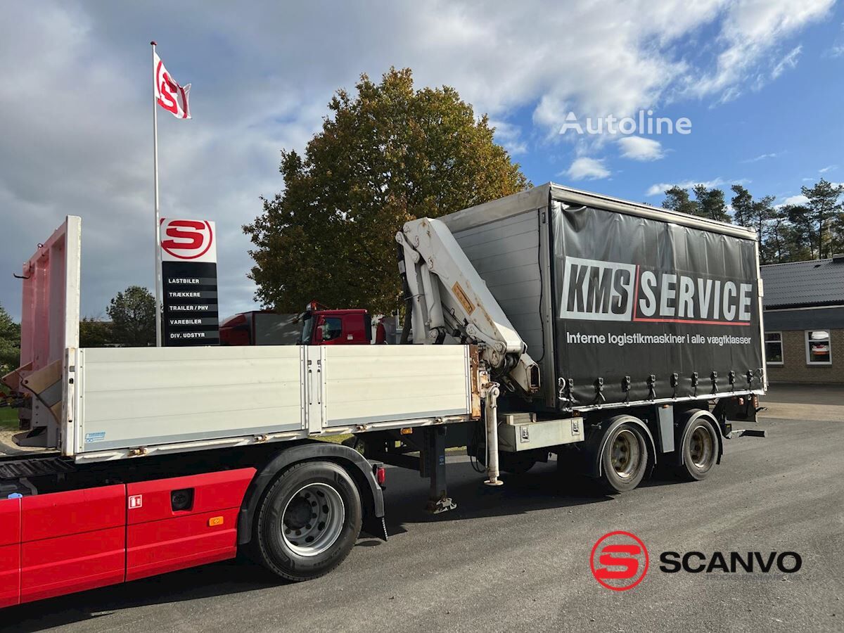 HRD 10,2 mtr Multi city HMF 1823K3 kran - lift poluprikolica s ceradom