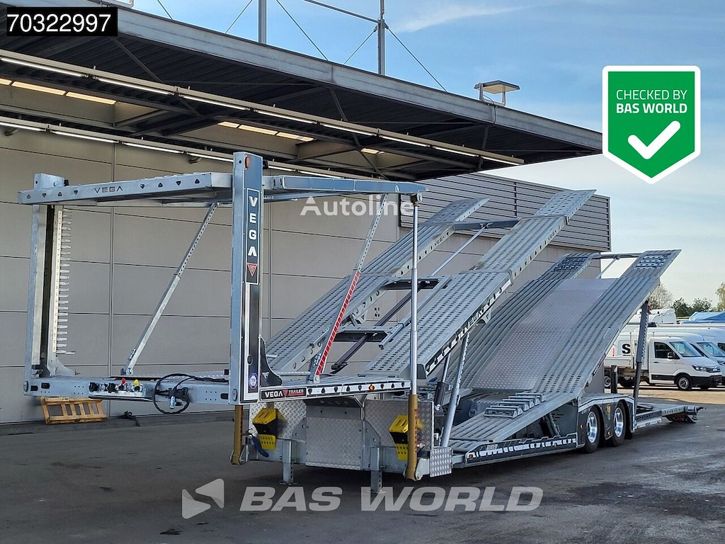 Nova Vega Euromax 2 axles Extendable / 2 Decks poluprikolica autotransportera