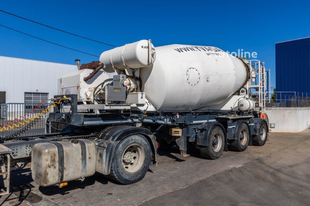 Renders BETON MIXER 12M3 + MOTOR (MALAXEUR/MISCHER) poluprikolica betonska mešalica