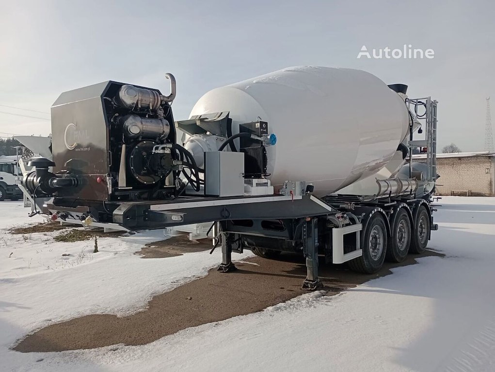 Novi FML CONCRETE MIXER 13 m3 poluprikolica betonska mešalica
