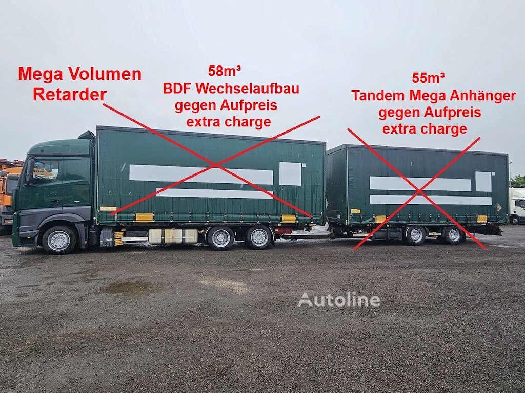 Mercedes-Benz Actros kamion s ceradom