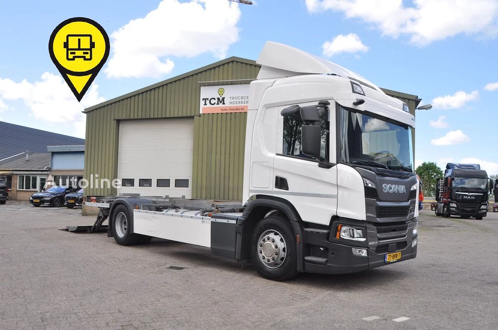 Scania P420 2023 BDF + DHOLLANDIA + SLAAPPLAATS vozilo za prevoz kontejnera