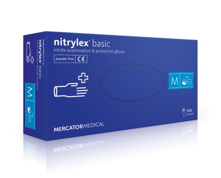 Mercator medical jednokratne rukavice od nitrila nitrylex basic veličina l ( rd301050l )