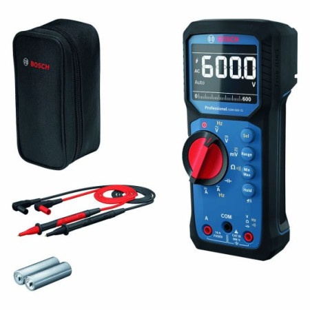 Bosch multimetar, sa 2x1.5V LR6 AA baterije, pipalicom i torbicom ( 0601077300 )