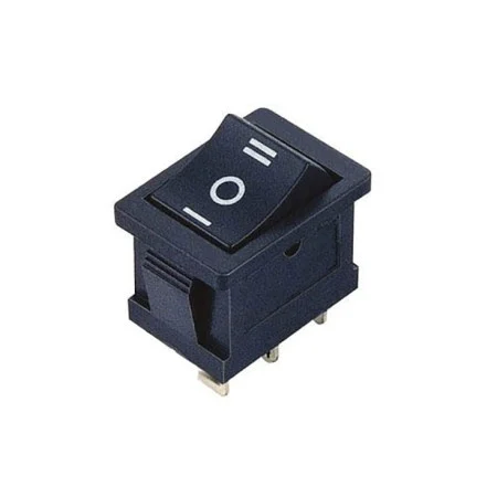 Proelektronic Crni prekidač 19x13mm 3pola/3pina ( PREK-KL-71 )