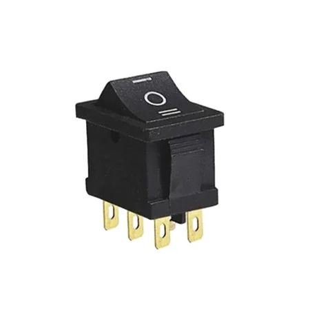 Proelektronic Crni prekidač 19x13mm 3pola/6pinova ( PREKplas-CR36 )