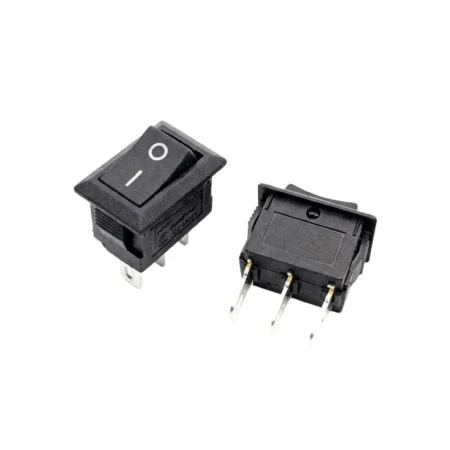 Proelektronic Prekidač crni kockasti 15x10.5mm 2pola/3pina ( PRE-SMRS1021 )