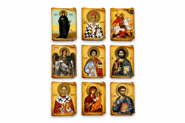 Magnet with Saint Icon