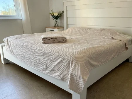 Letnji frotirni prekrivač - Sara - 145x200cm Bež boja ( VLK000542-Sarabez )