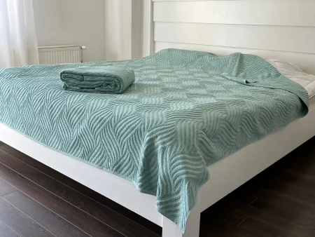 Letnji frotirni prekrivač - Sara - 200x200cm Mint boja ( VLK000543-Saramint )
