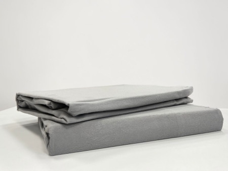 Čaršav Flanel 140x200cm+25cm Light grey ( VLK000216-lightgrey )