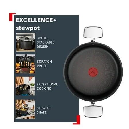 Tefal g3285353 Šerpa sa poklopcem 28cm excellence ( 3168430376656 )
