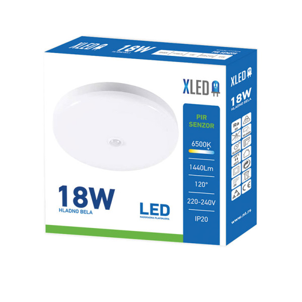 XLED XLED18W 6500K senzor