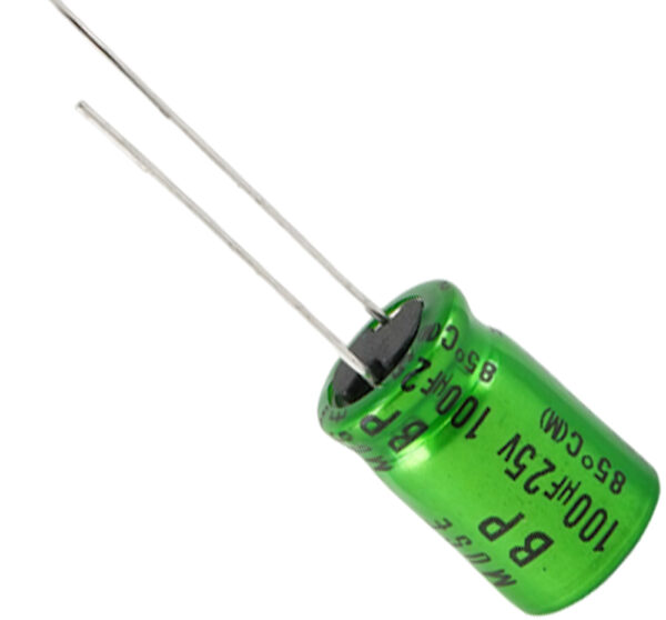 BIPOLARNI KONDENZATOR 100uF 25V VERTIKALNI