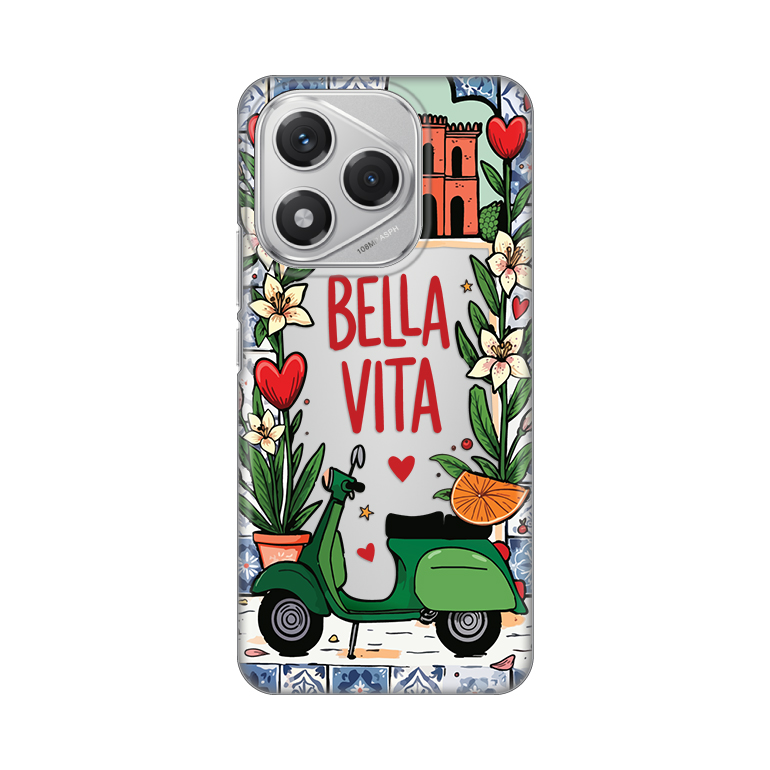 Silikonska futrola print Skin za Huawei Honor 400 Lite Bella Vita
