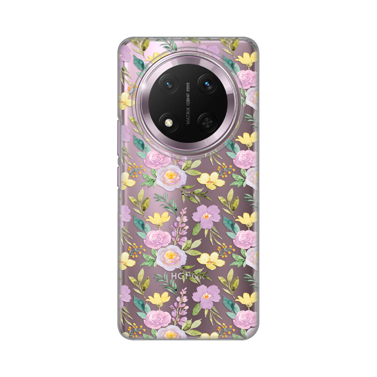 Silikonska futrola print Skin za Huawei Honor Magic 7 lite Soft Flowers