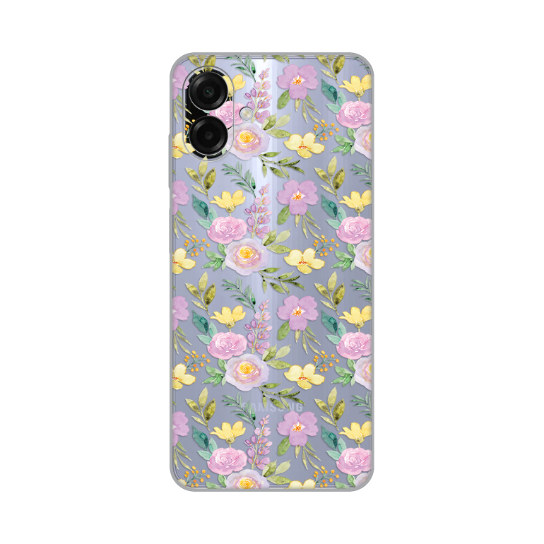 Silikonska futrola print Skin za Samsung A075F Galaxy A07 Soft Flowers