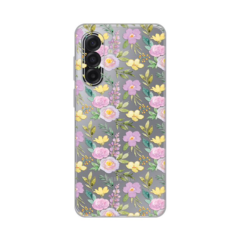 Silikonska futrola print Skin za Samsung A175 Galaxy A17 Soft Flowers