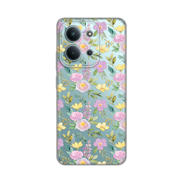 Silikonska futrola print Skin za Xiaomi Redmi 15C 4G Soft Flowers