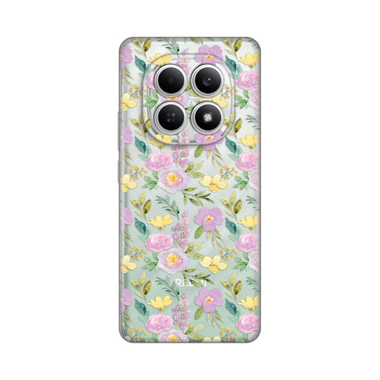 Silikonska futrola print Skin za Xiaomi Redmi Note 15 4G/5G Soft Flowers