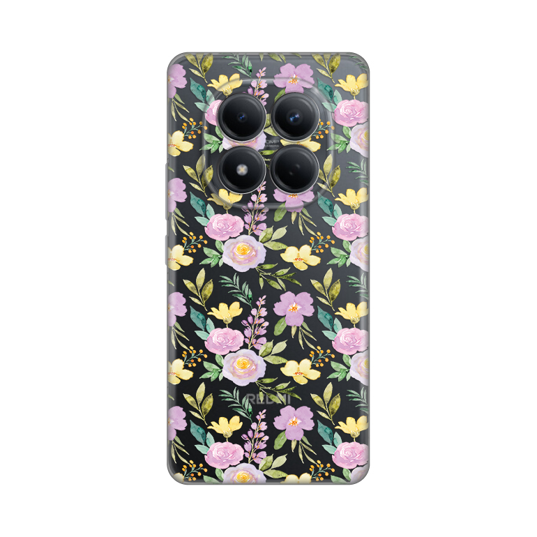 Silikonska futrola print Skin za Xiaomi Redmi Note 15 Pro 4G Soft Flowers