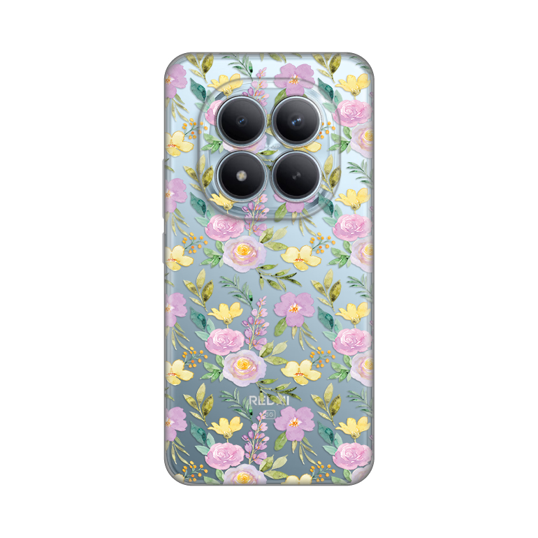 Silikonska futrola print Skin za Xiaomi Redmi Note 15 Pro Plus 5G Soft Flowers