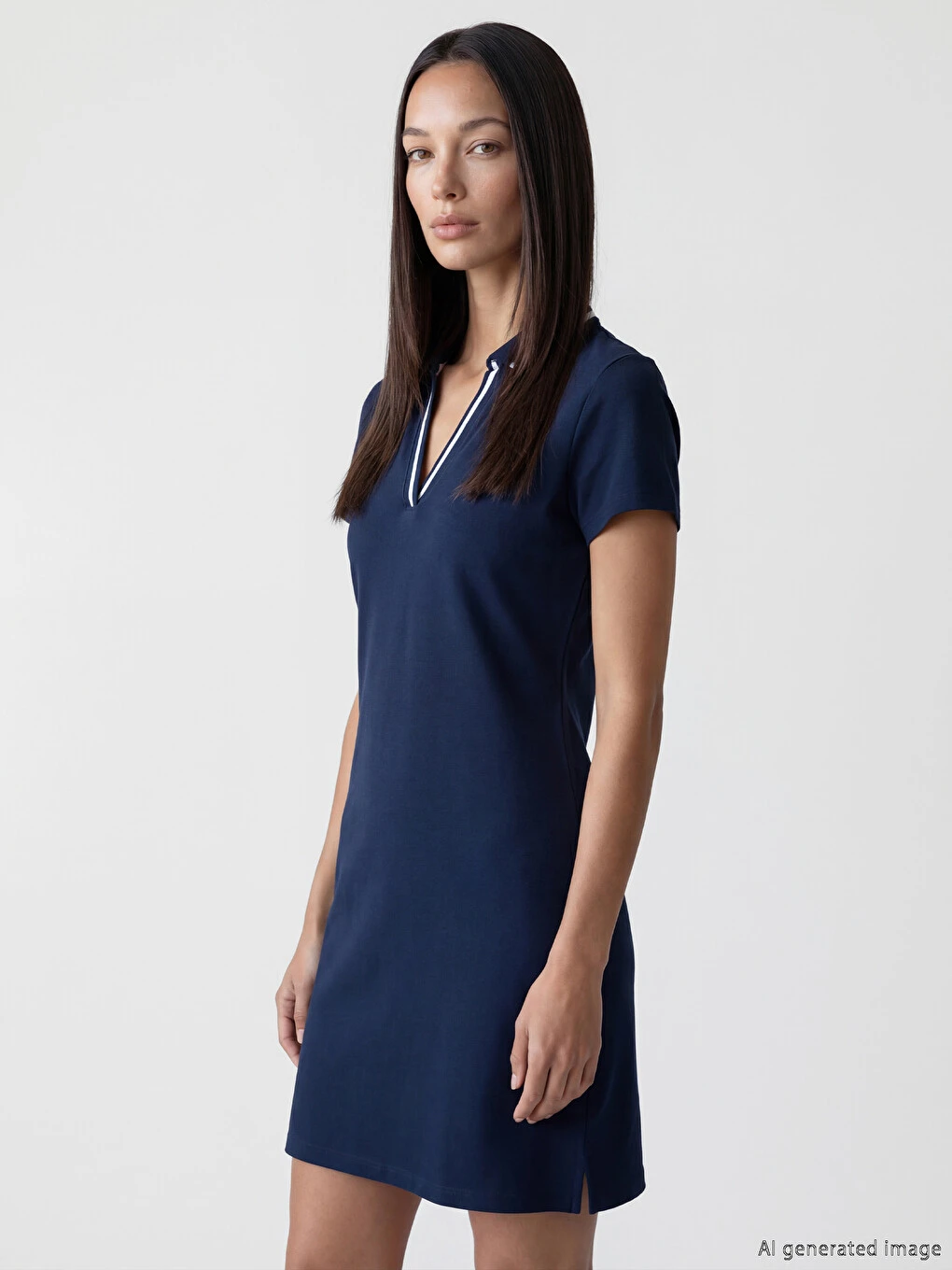 LCW EVERYDAY Mini Haljina Sa Polo Kragnom