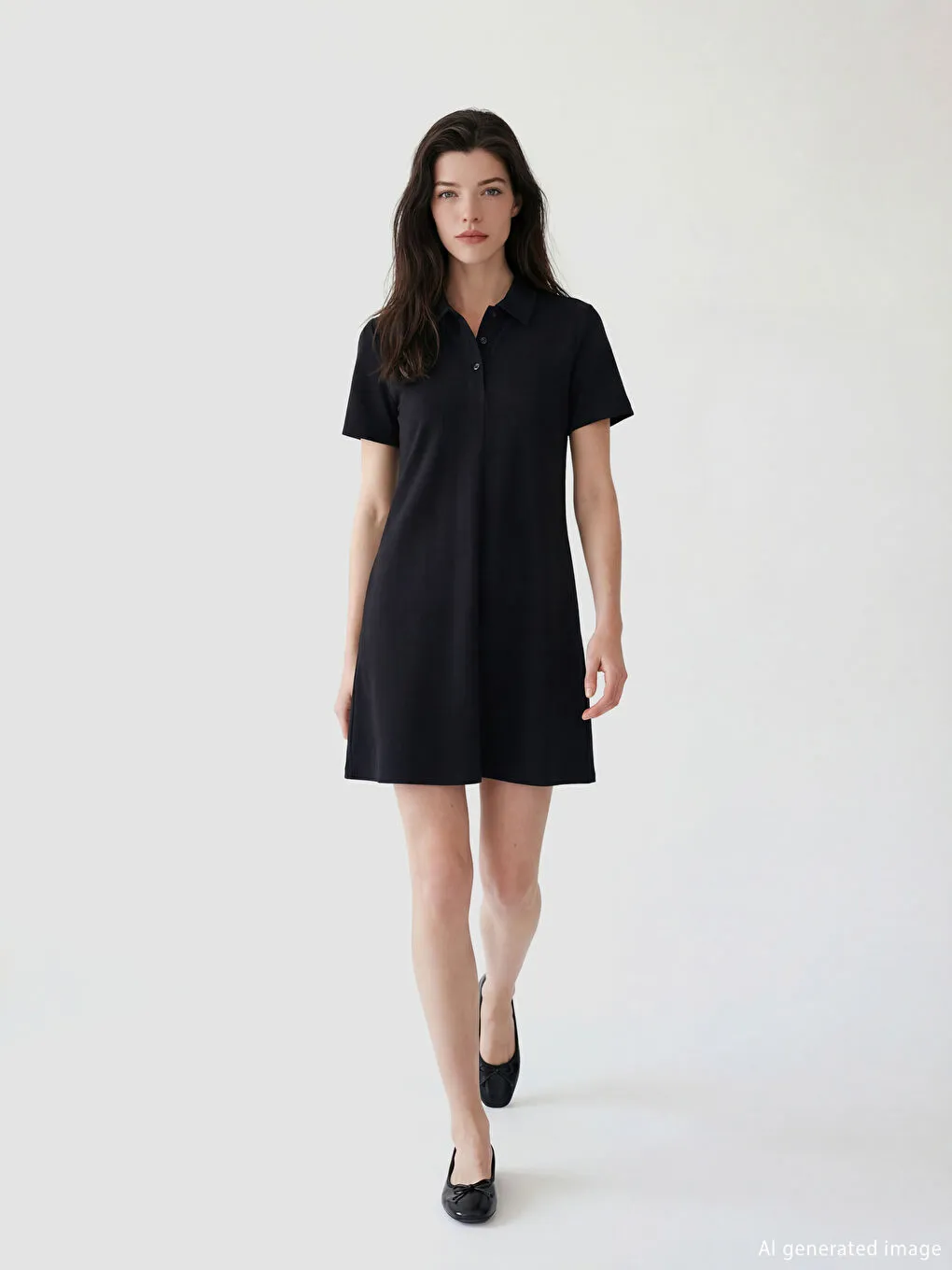 LCW Comfort Mini Haljina Sa Kragnom