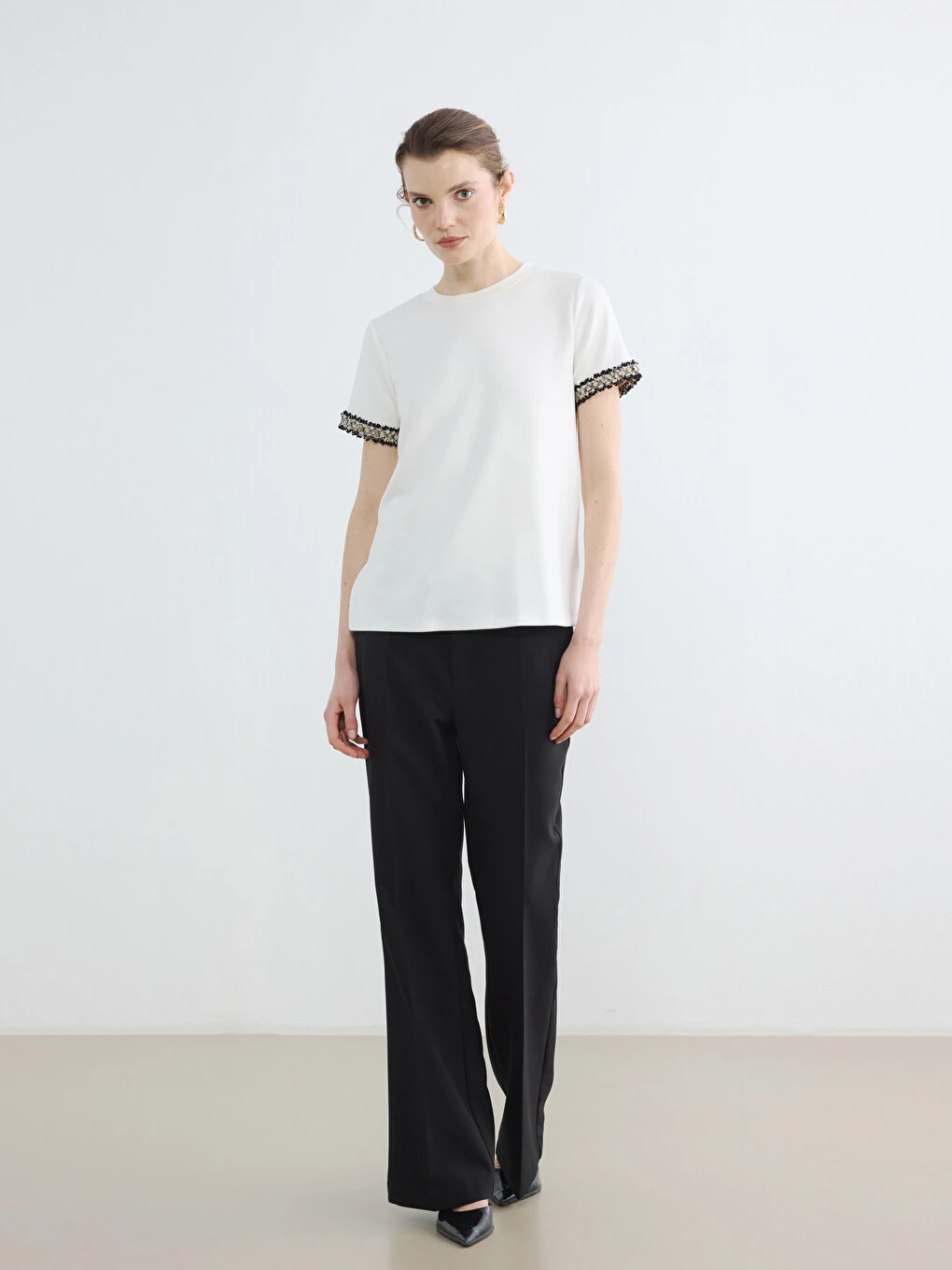 LCW EVERYDAY Bluza Sa Okruglim Izrezom I Vezom